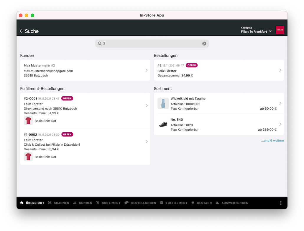 In-Store App